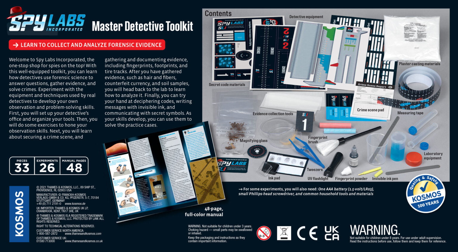 Master Detective Toolkit - THAMES & KOSMOS