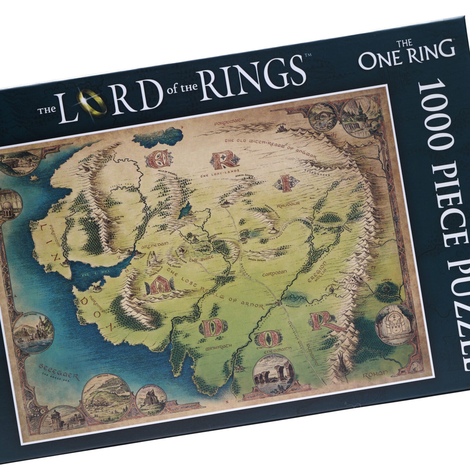 The One Ring: Map of Eriador Jigsaw Puzzle - THAMES & KOSMOS