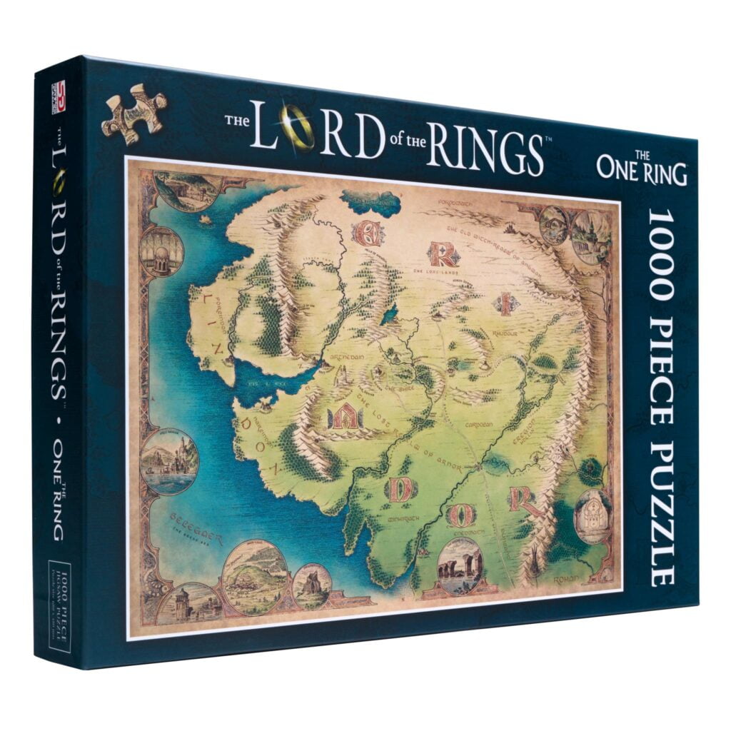 The One Ring: Map of Eriador Jigsaw Puzzle - THAMES & KOSMOS