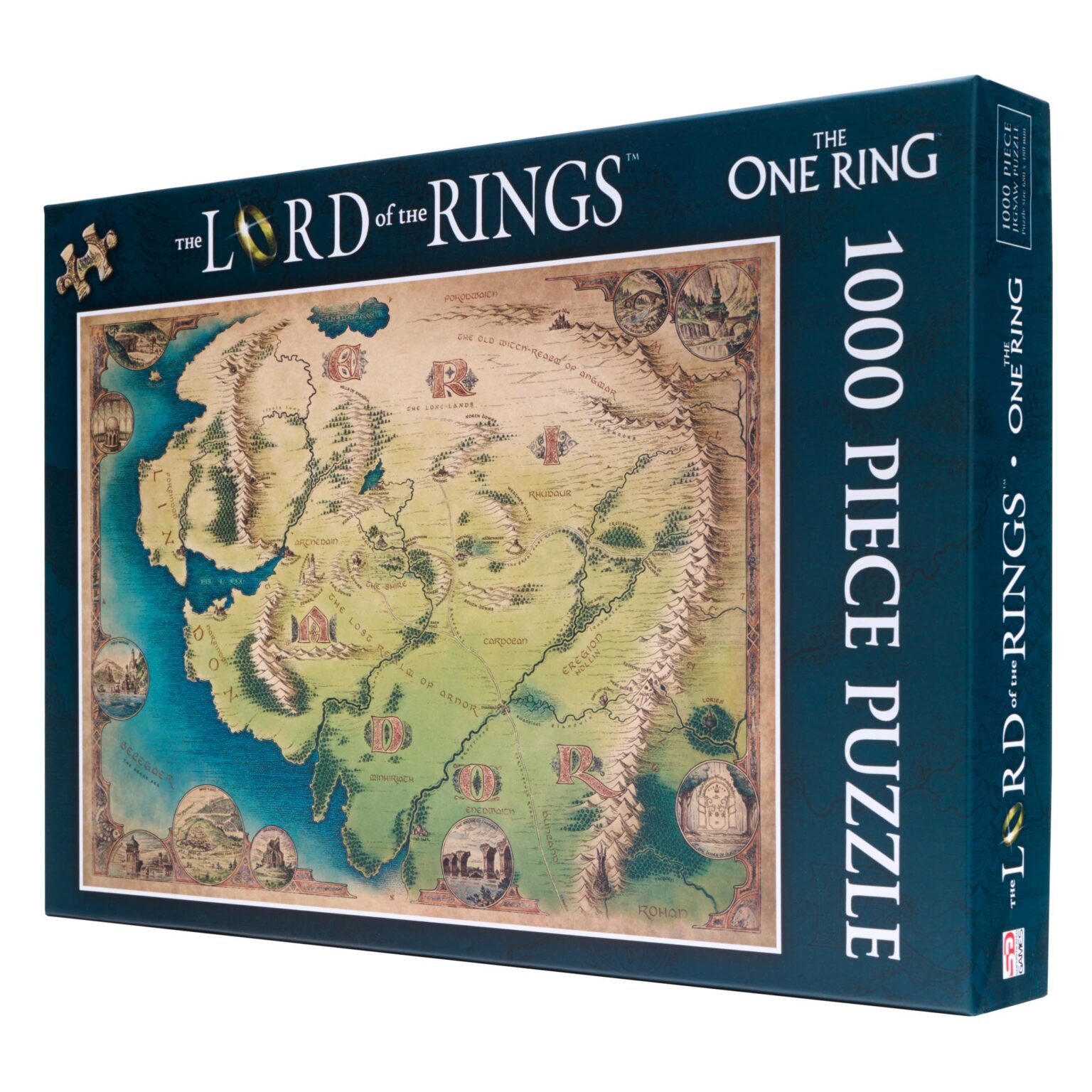 The One Ring: Map of Eriador Jigsaw Puzzle - THAMES & KOSMOS