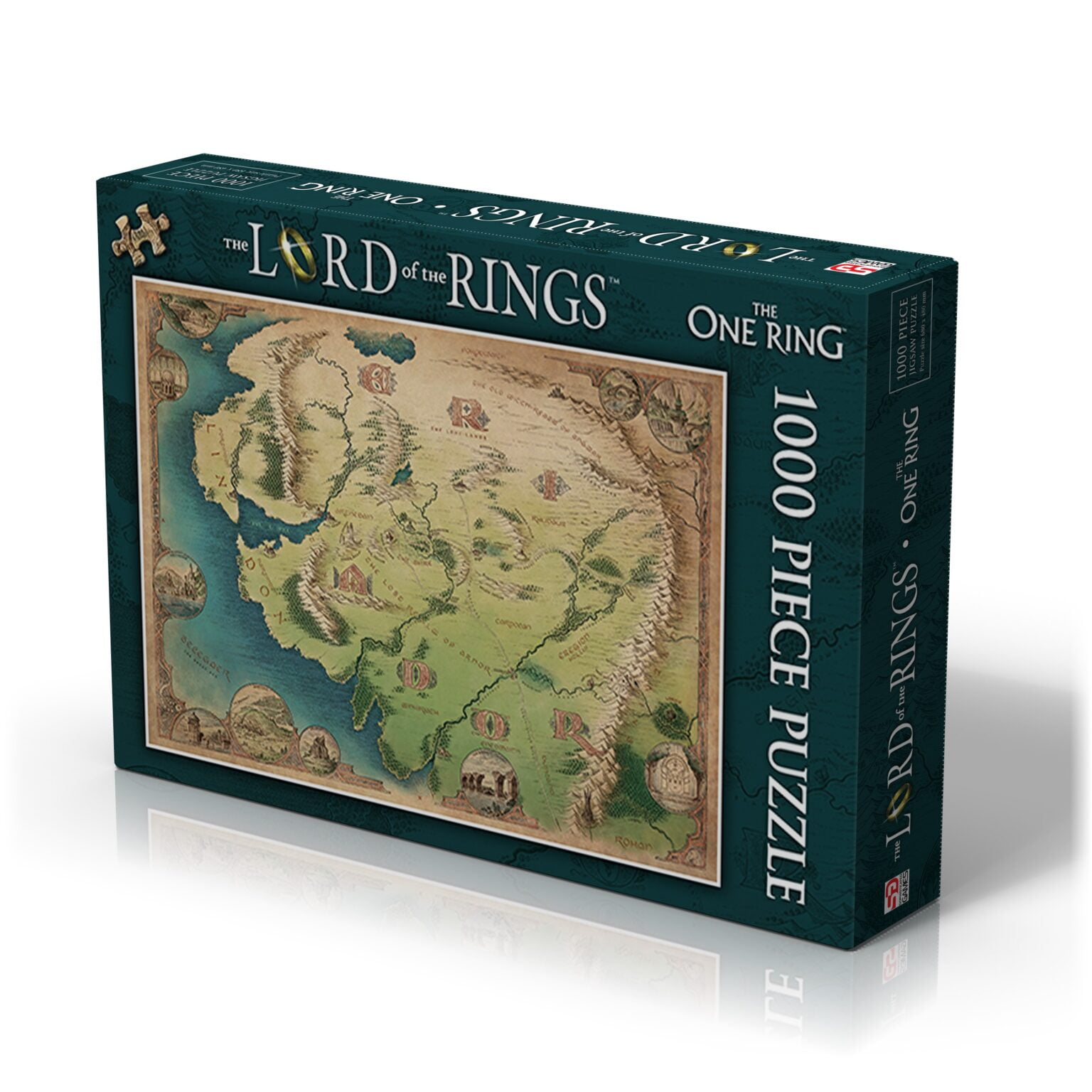 The One Ring: Map of Eriador Jigsaw Puzzle - THAMES & KOSMOS
