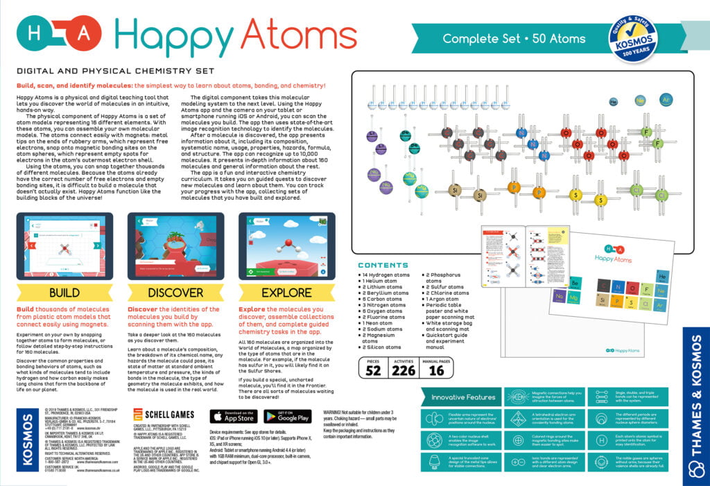 Happy Atoms Complete Set - THAMES & KOSMOS